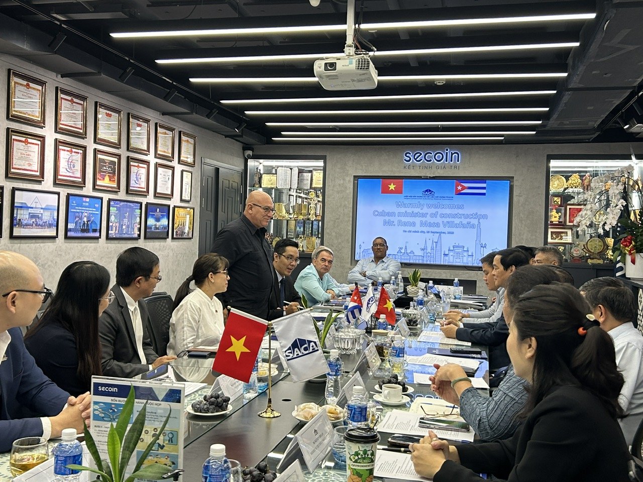 Secoin đón tiếp và kết nối quan hệ hợp tác toàn diện với Cuba – Hiệp hội SACA